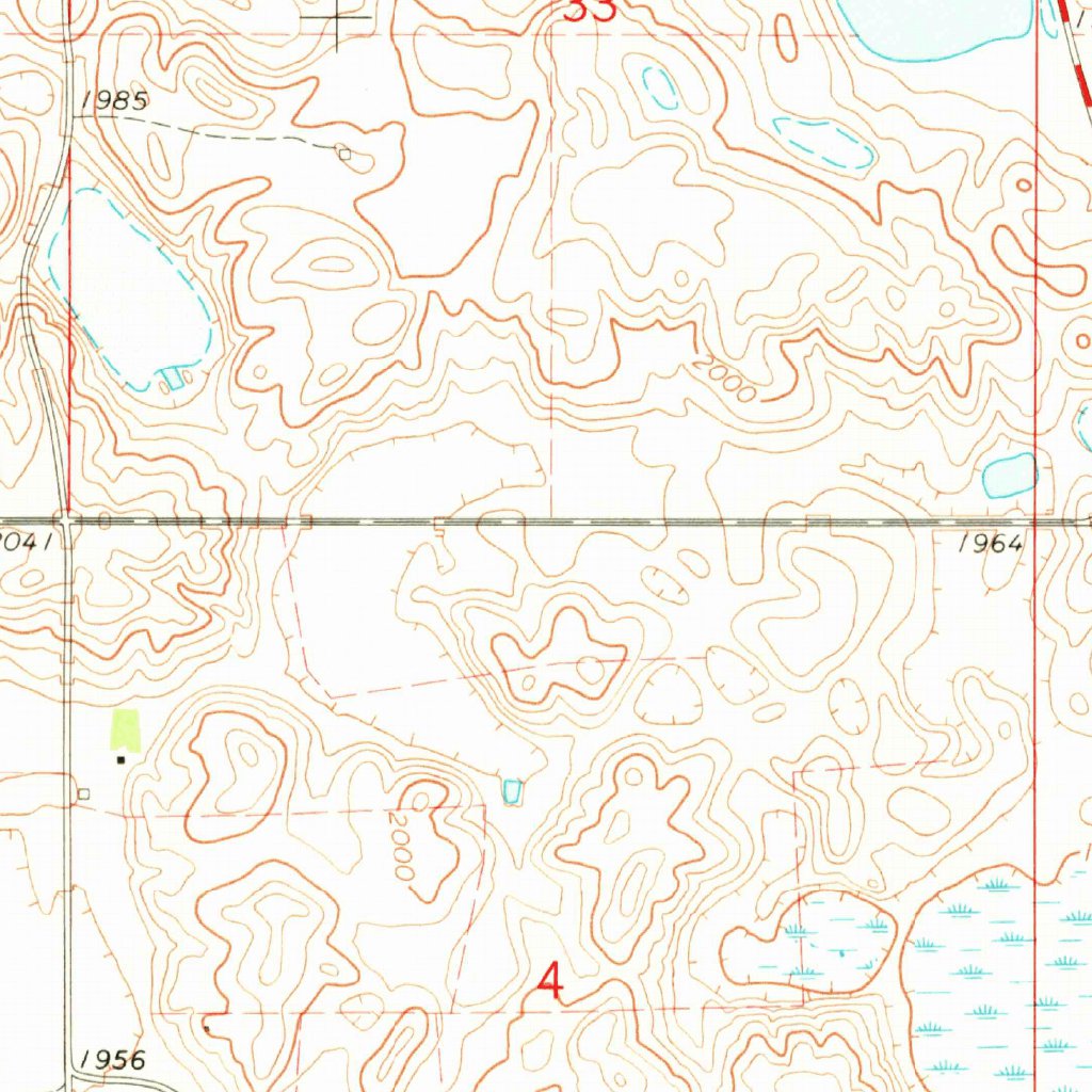 Merricourt NW, ND (1971, 24000-Scale) Map by United States Geological ...