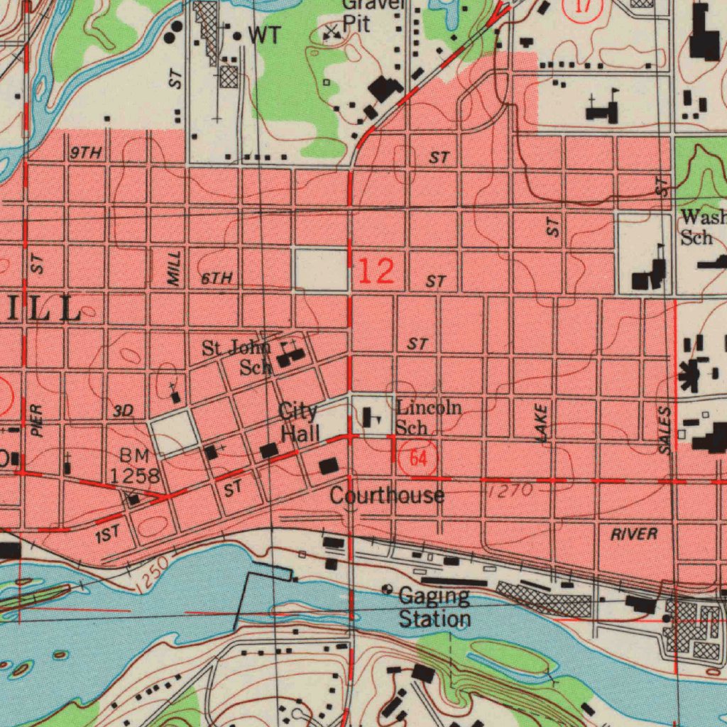 Merrill, WI (1982, 24000-Scale) Map by United States Geological Survey ...