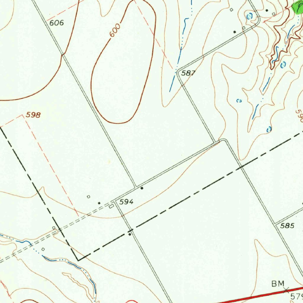 Mertens, TX (1965, 24000-Scale) Map by United States Geological Survey ...
