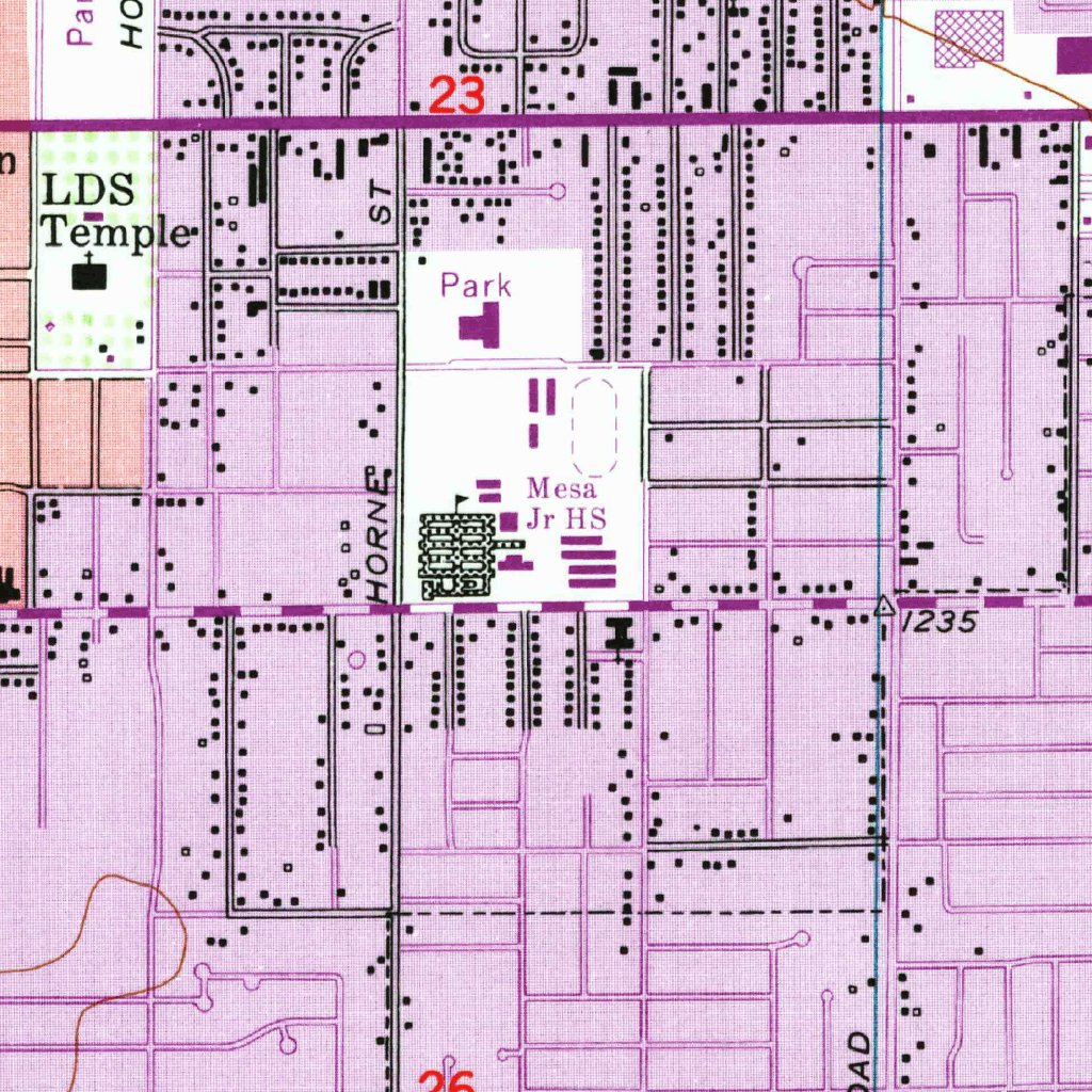 Mesa, AZ (1972, 24000-Scale) Map by United States Geological Survey ...