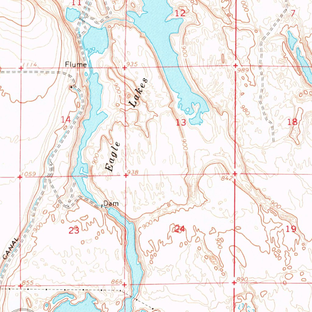 Mesa, WA (1965, 62500-Scale) Map by United States Geological Survey ...