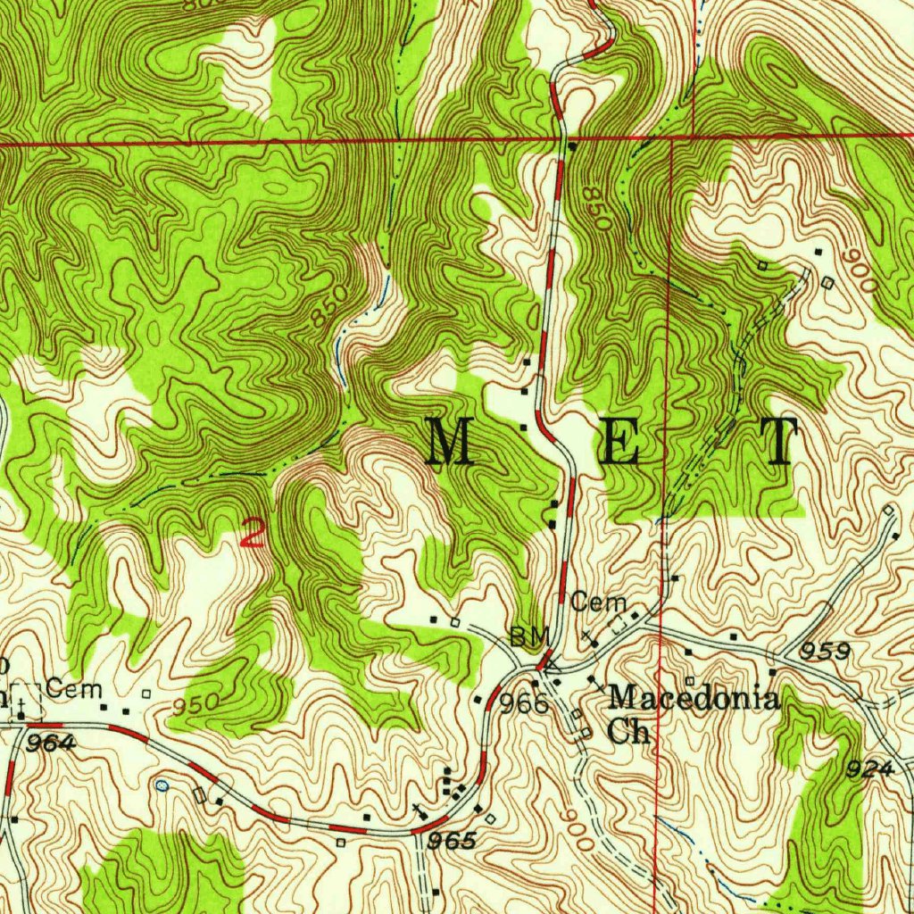 Metamora, IN (1956, 24000-Scale) Map by United States Geological Survey ...