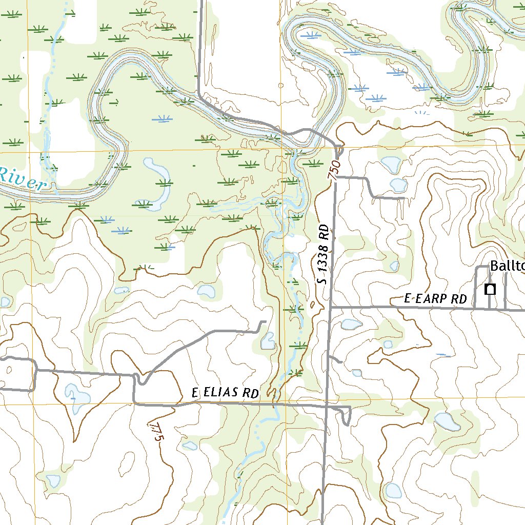 Metz, MO (2021, 24000-Scale) Map by United States Geological Survey ...