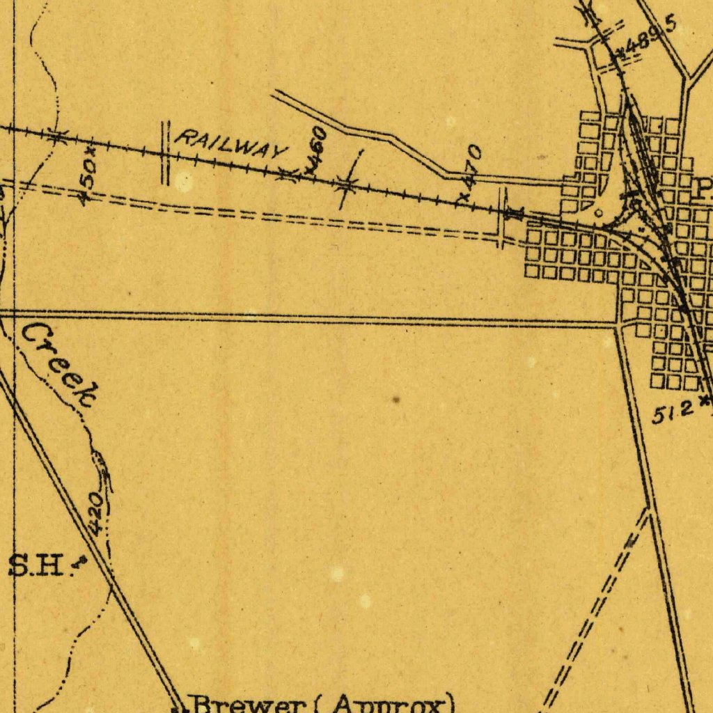 Mexia, TX (1920, 62500-Scale) Map by United States Geological Survey ...