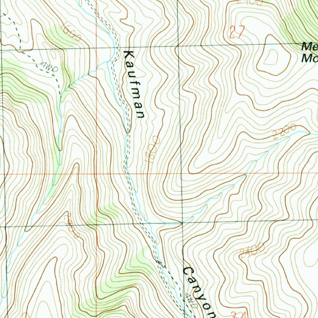 Mica Mountain, WA (1989, 24000-Scale) Map by United States Geological ...