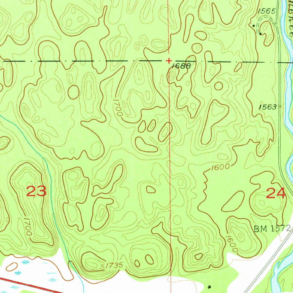 Michigamme, MI (1956, 24000-Scale) Map by United States Geological ...
