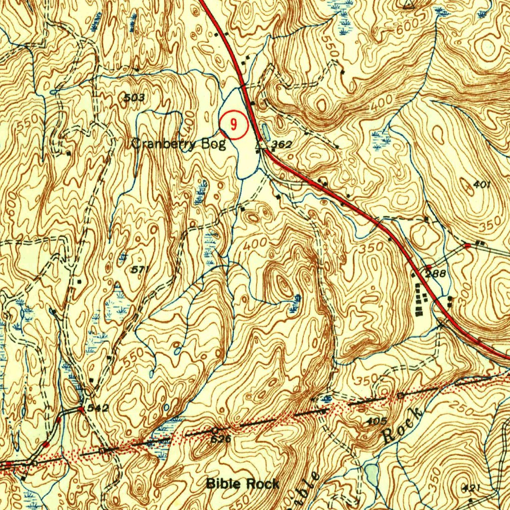 Middle Haddam, CT (1945, 31680-Scale) Map by United States Geological ...