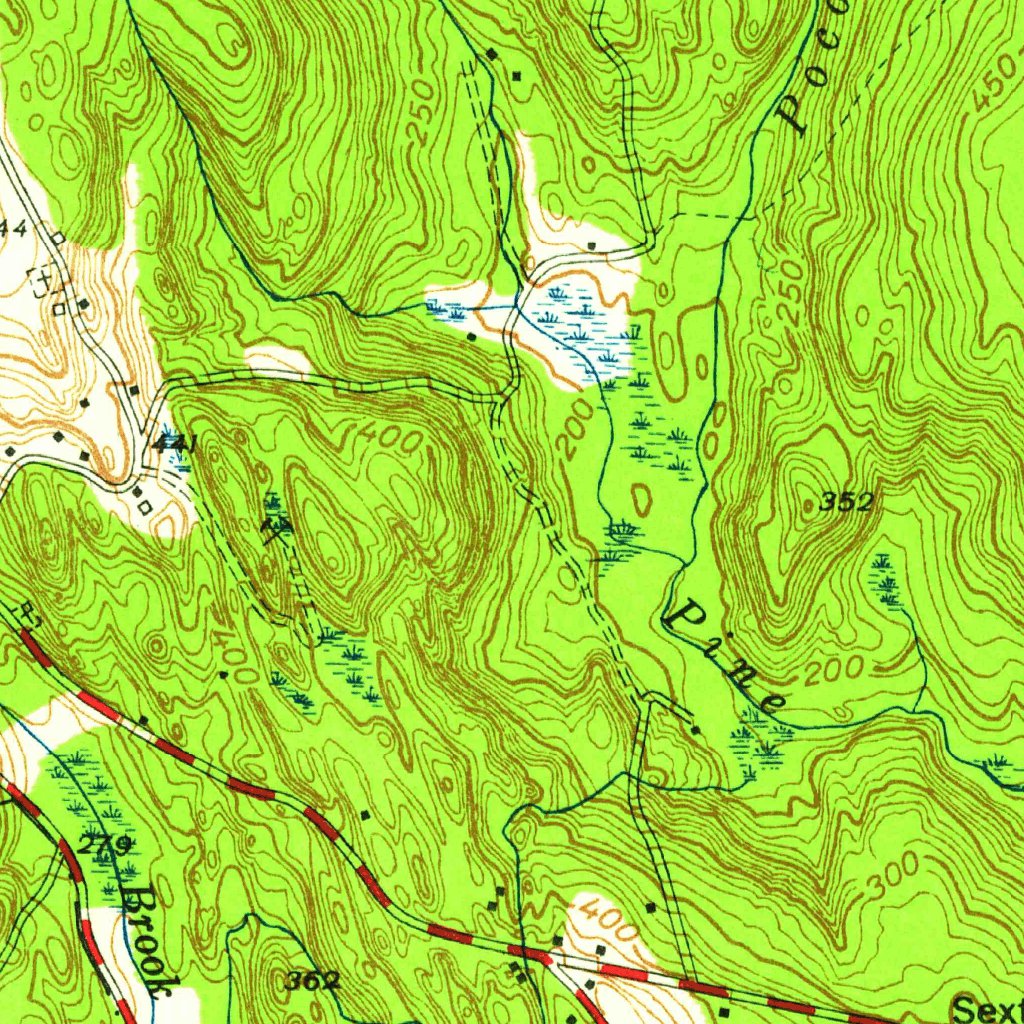 Middle Haddam, CT (1952, 24000-Scale) Map by United States Geological ...
