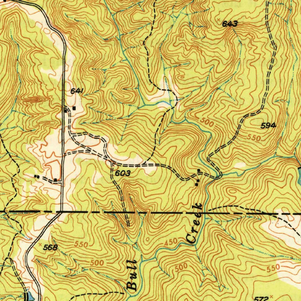 Midland, GA (1949, 24000-Scale) Map by United States Geological Survey ...
