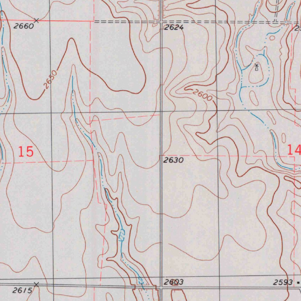 Midway Draw East, KS (1979, 24000-Scale) Map by United States ...