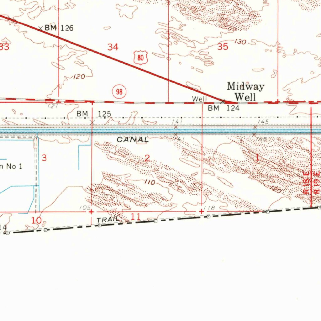 Midway Well, CA (1954, 62500-Scale) Map by United States Geological ...