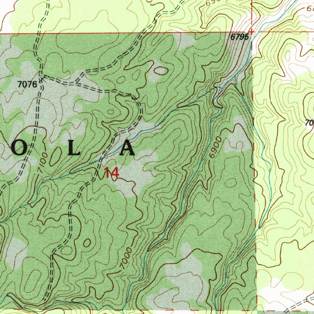 Milan, NM (1995, 24000-Scale) Map by United States Geological Survey ...