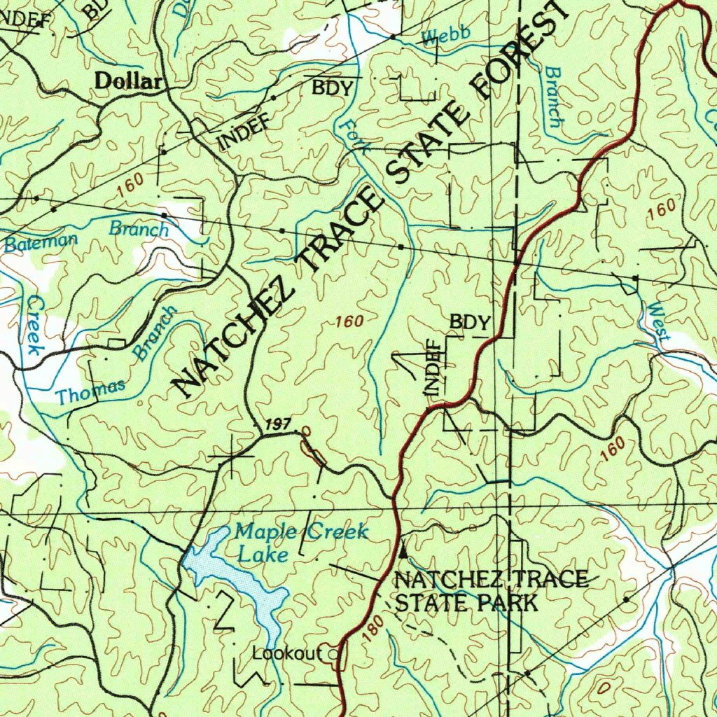 Milan, TN (1986, 100000-Scale) Map by United States Geological Survey ...