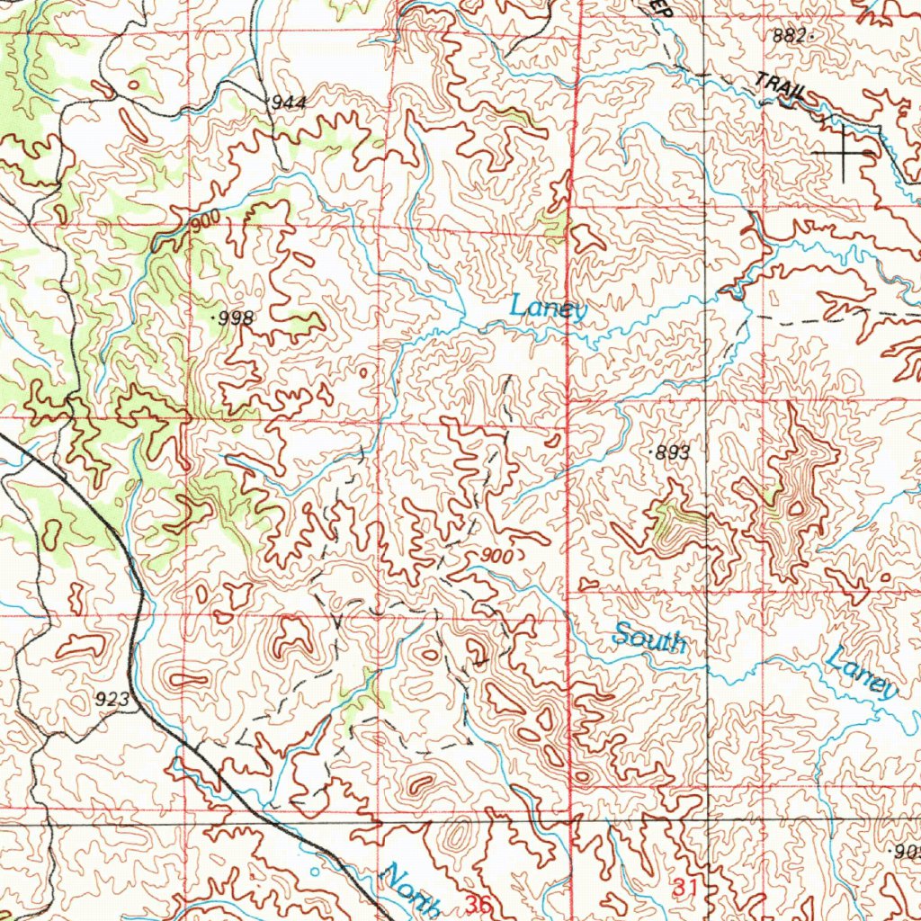 Miles City, MT (1980, 100000-Scale) Map by United States Geological ...
