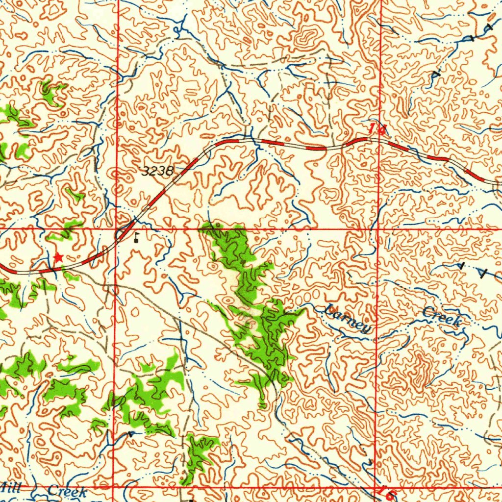 Miles City, MT-ND (1958, 250000-Scale) Map by United States Geological ...