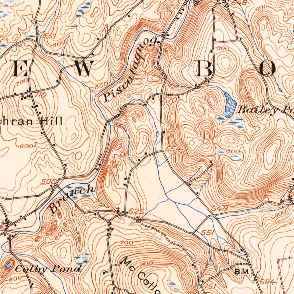 Milford, NH (1906, 62500-Scale) Map by United States Geological Survey ...