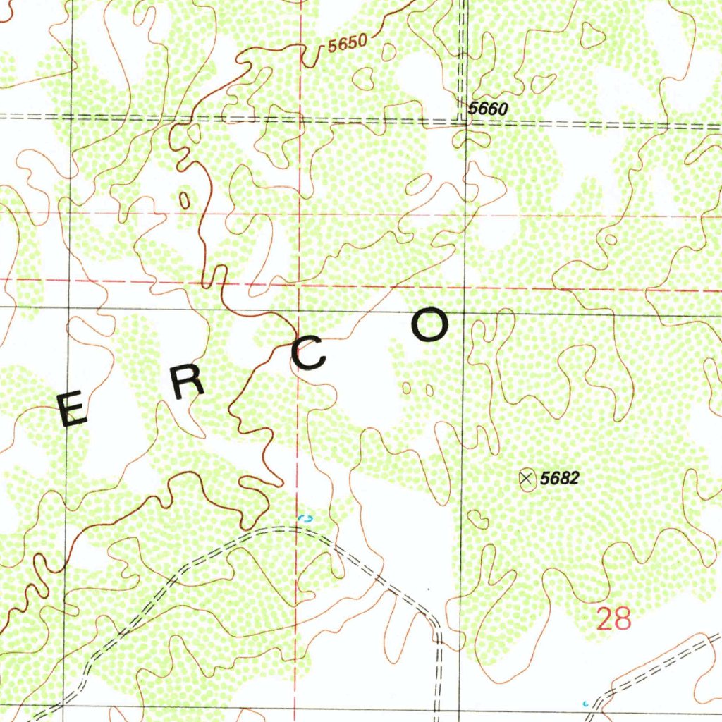 Milky Ranch, AZ (1982, 24000-Scale) Map by United States Geological ...