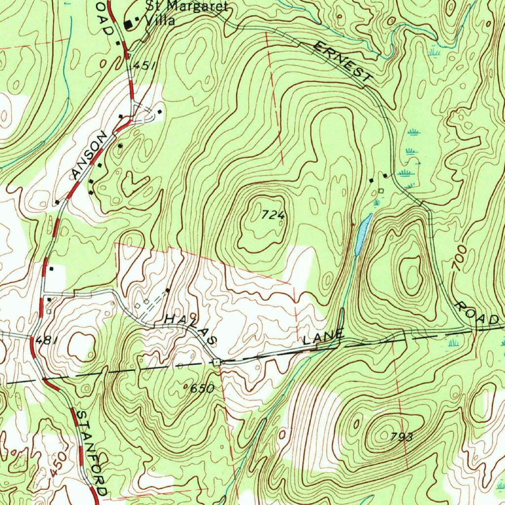 Millbrook, NY (1960, 24000-Scale) Map by United States Geological ...