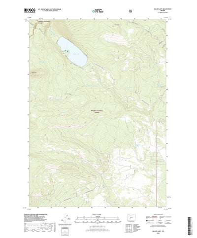 Miller Lake, OR (2020, 24000-Scale) Map by United States Geological ...