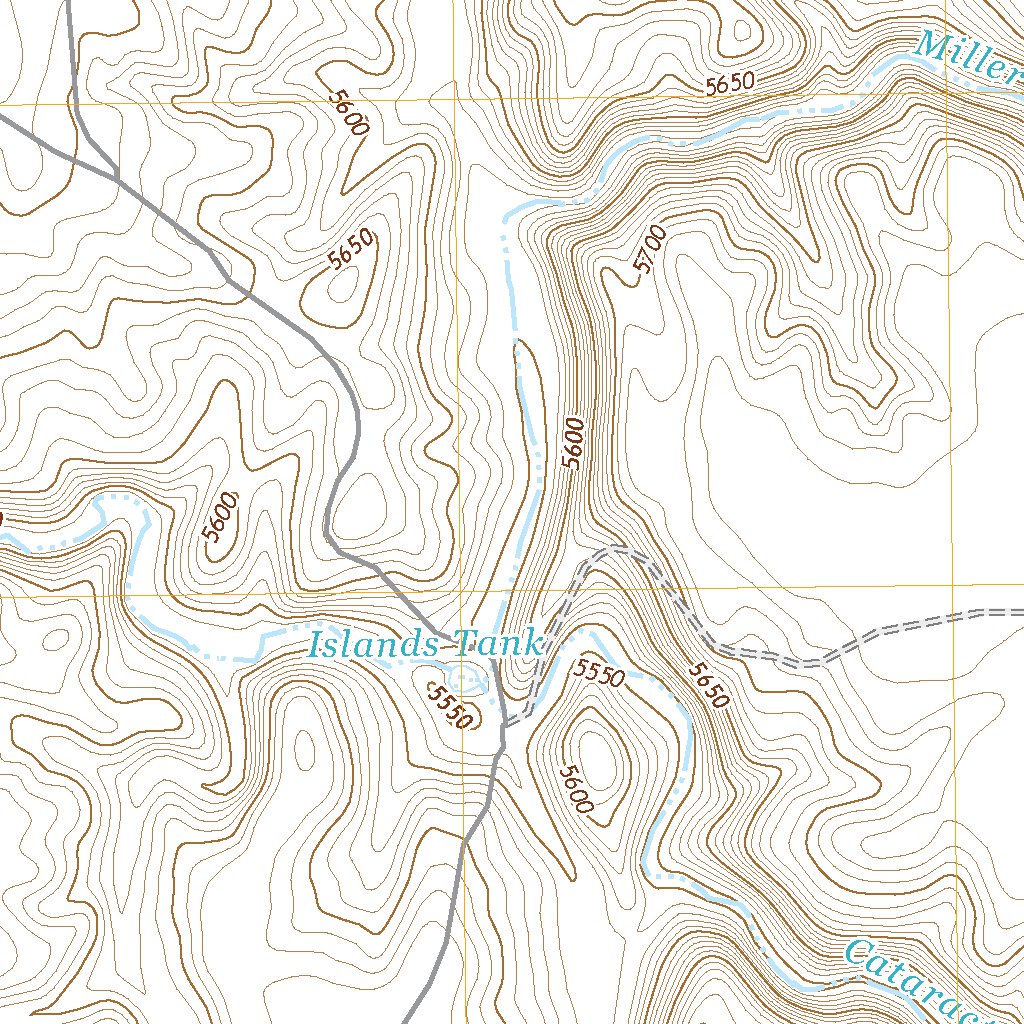 Miller Tank, AZ (2021, 24000-Scale) Map by United States Geological ...