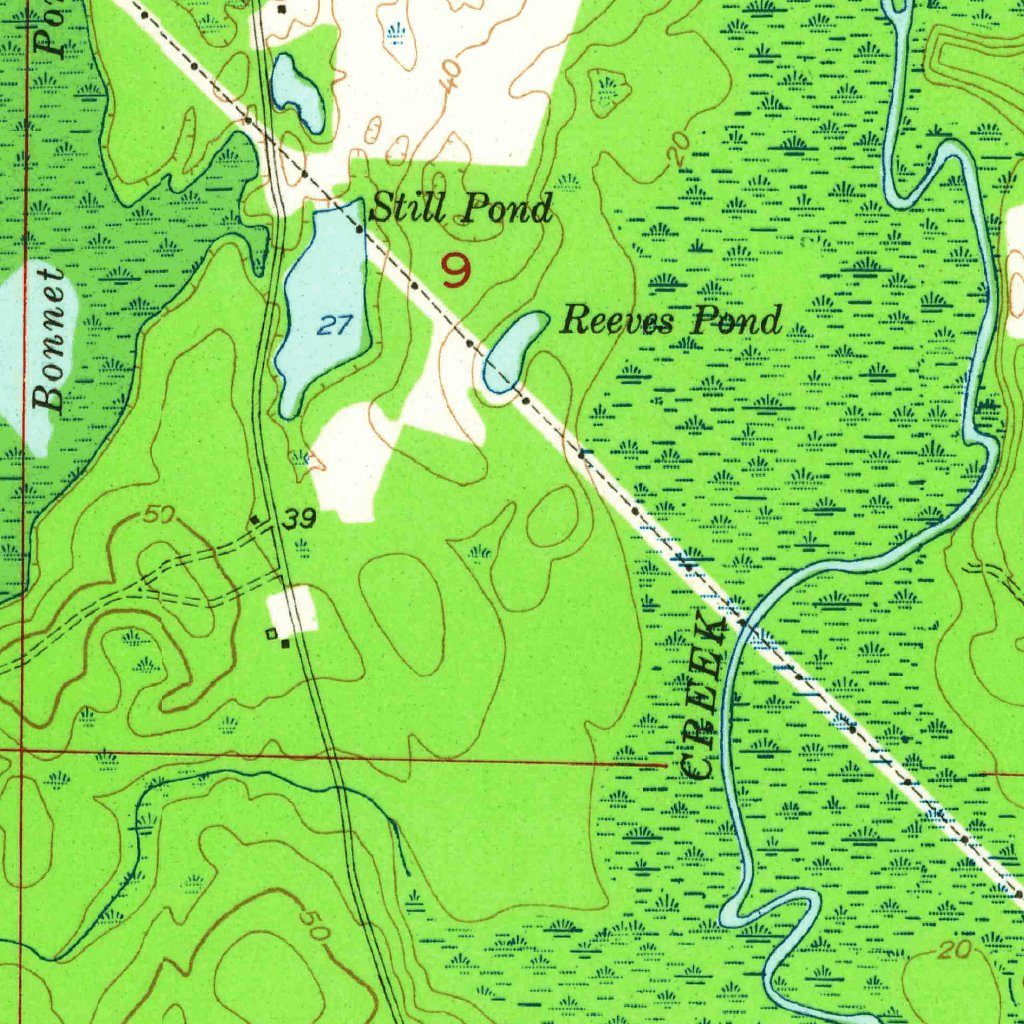 Millers Ferry, FL (1949, 24000-Scale) Map by United States Geological ...