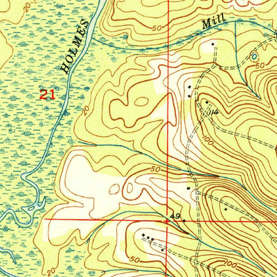 Millers Ferry, FL (1950, 24000-Scale) Map by United States Geological ...