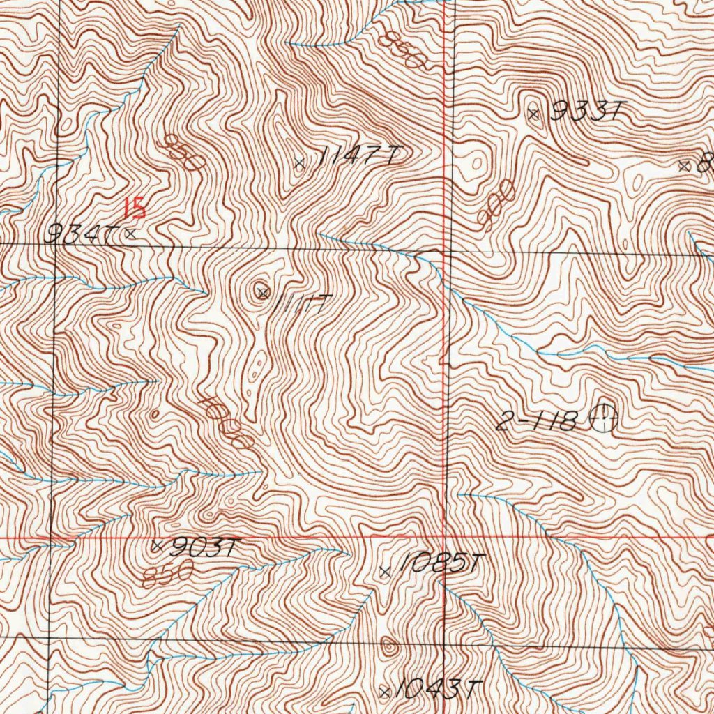 Milligan, CA (1985, 24000-Scale) Map by United States Geological Survey ...
