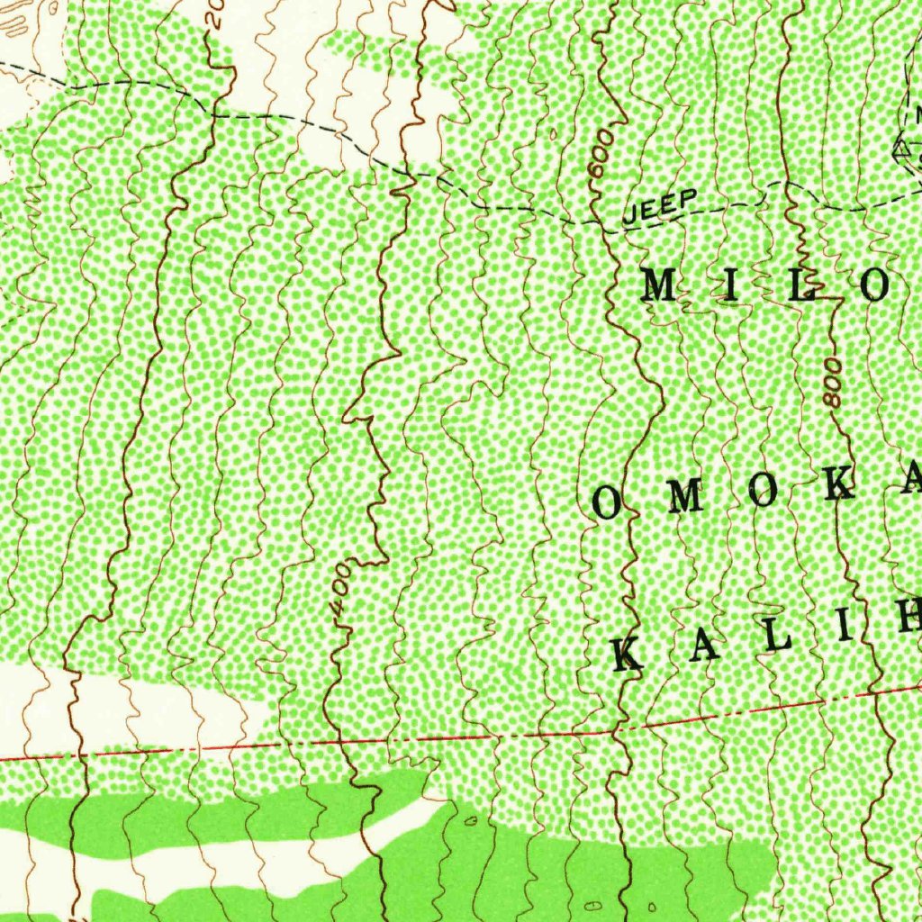 Milolii, HI (1962, 24000-Scale) Map by United States Geological Survey ...