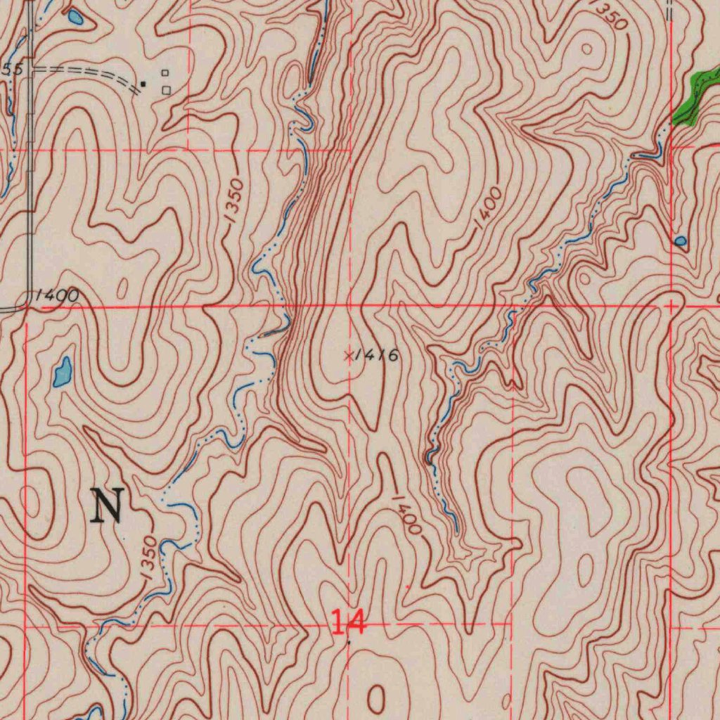 Miltonvale, KS (1964, 24000-Scale) Map by United States Geological ...