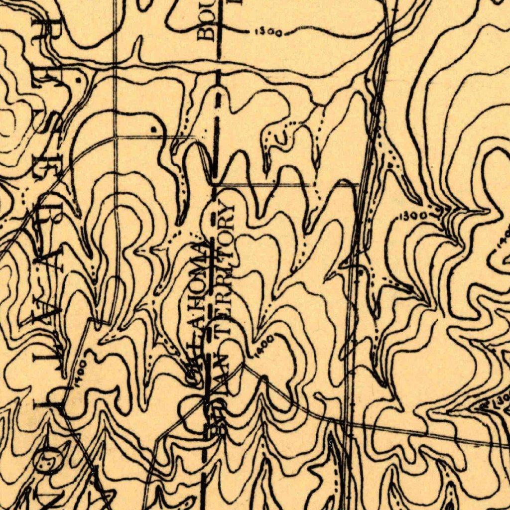 Minco, OK (1893, 62500-Scale) Map by United States Geological Survey ...