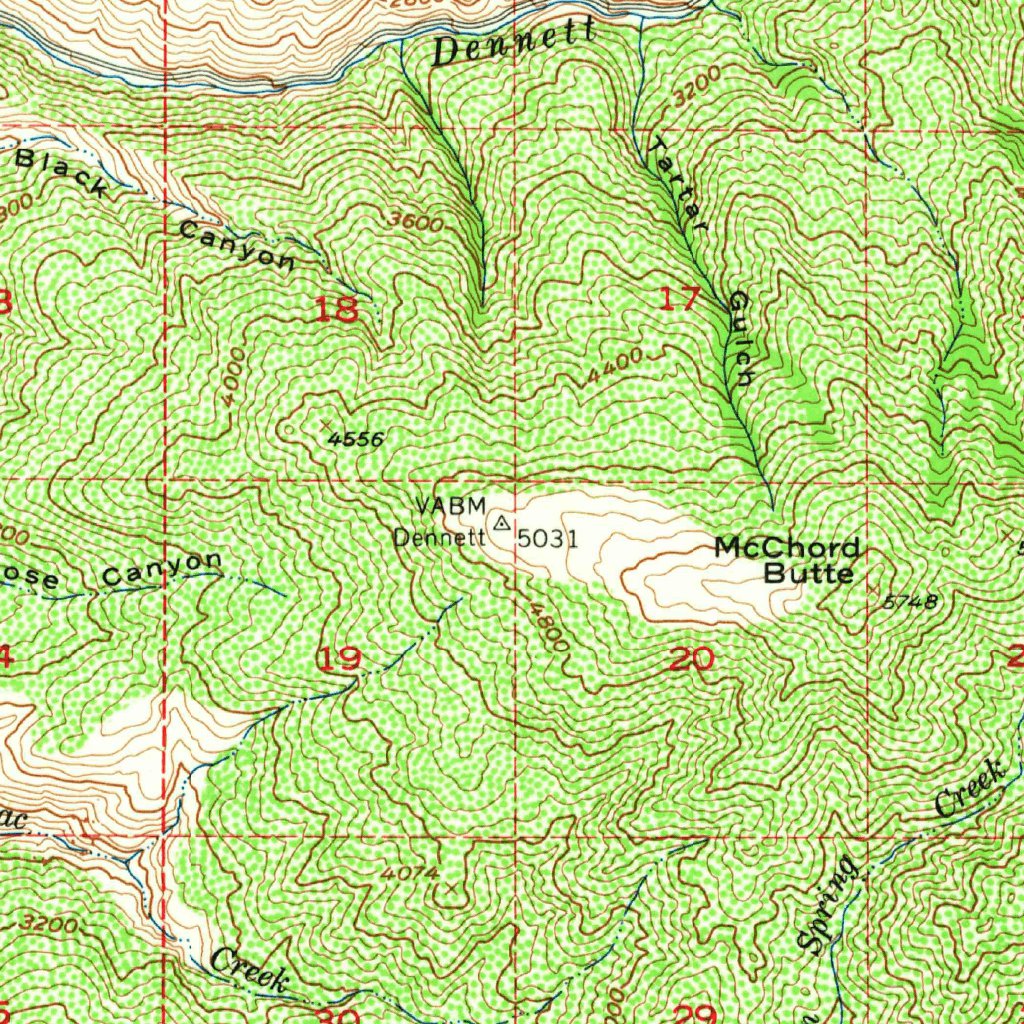 Mineral, ID-OR (1957, 62500-Scale) Map by United States Geological ...