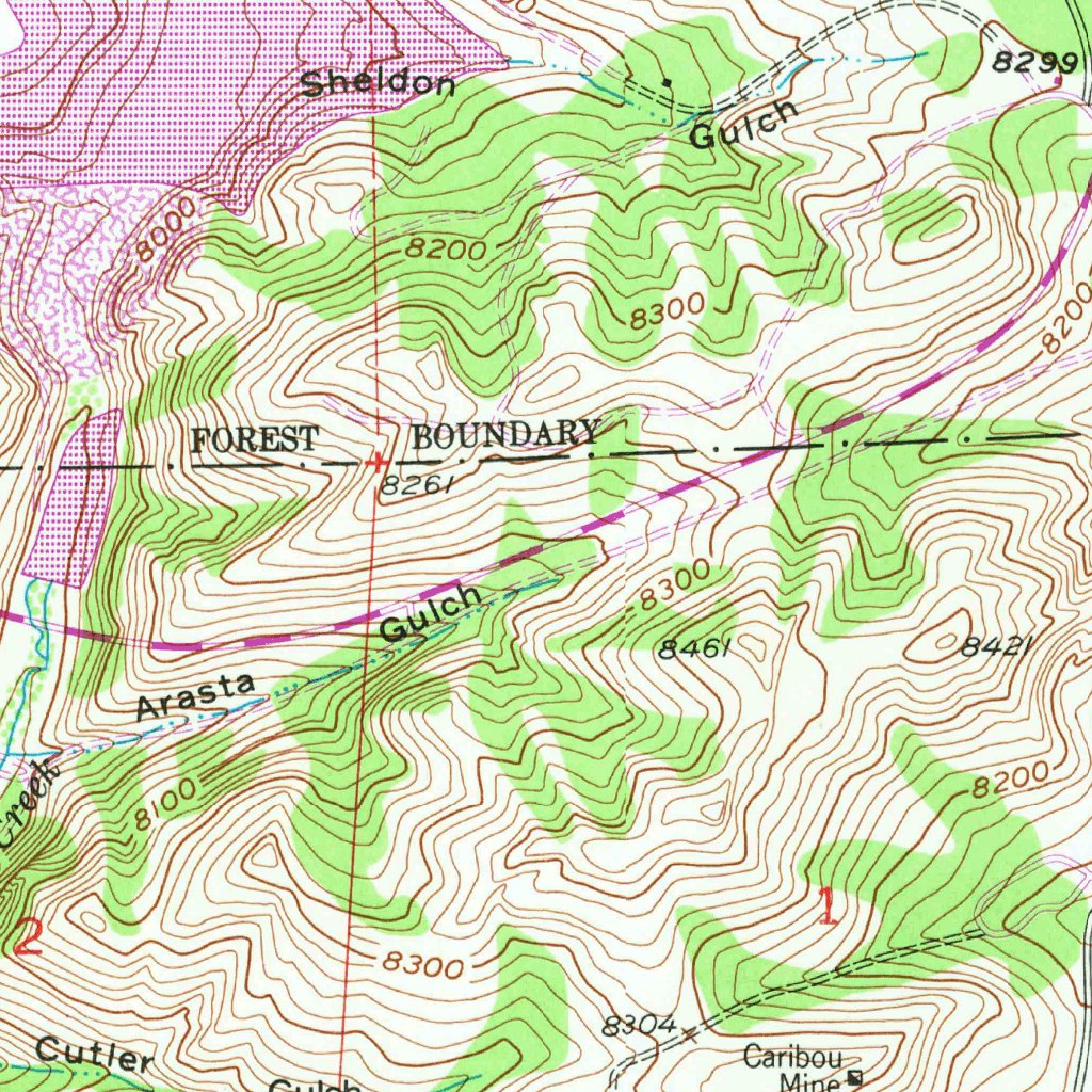 Miners Delight, WY (1954, 24000-Scale) Map by United States Geological ...