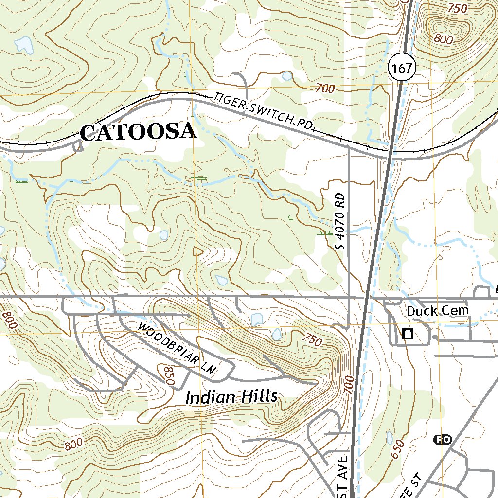 Mingo, OK (2022, 24000-Scale) Map by United States Geological Survey ...