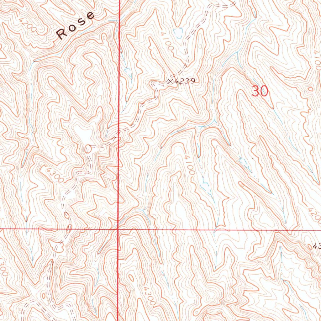 Mitchell Draw, WY (1972, 24000-Scale) Map by United States Geological ...