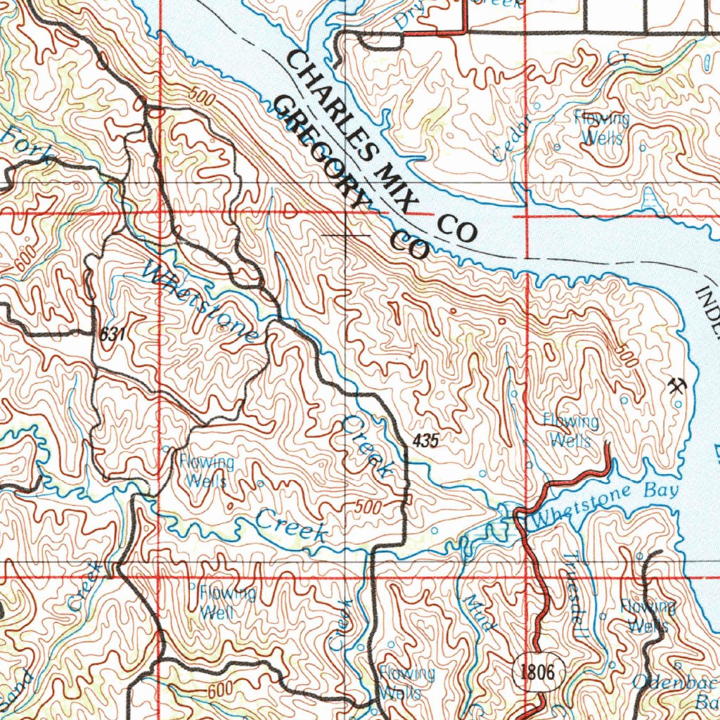 Mitchell, SD (1990, 250000-Scale) Map by United States Geological ...