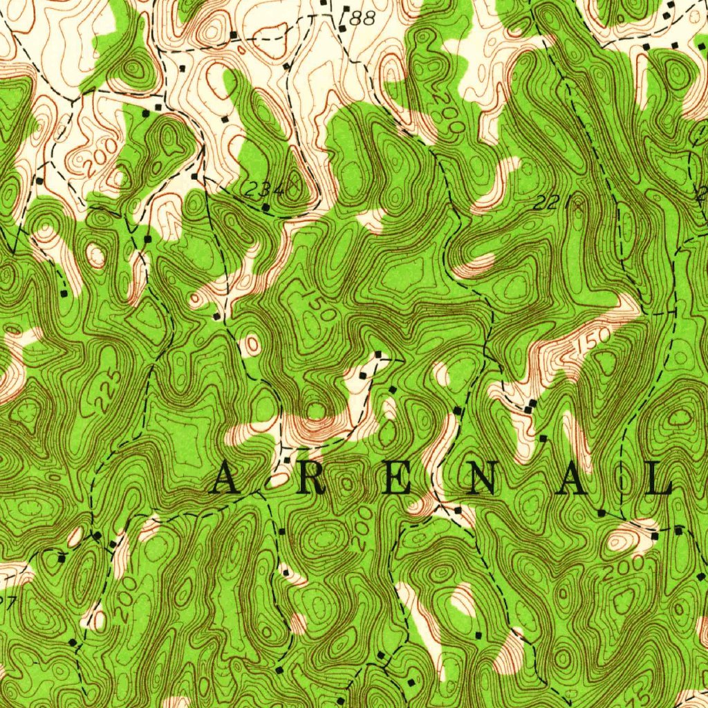 Moca, PR (1956, 20000-Scale) Map by United States Geological Survey ...