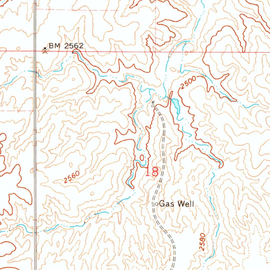 Mocane, OK (1970, 24000-Scale) Map by United States Geological Survey ...