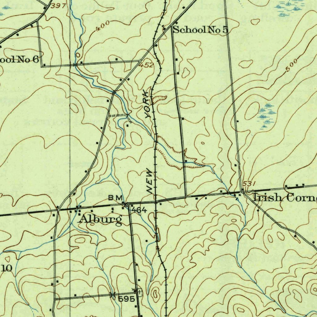 Moira, NY (1917, 62500-Scale) Map by United States Geological Survey ...