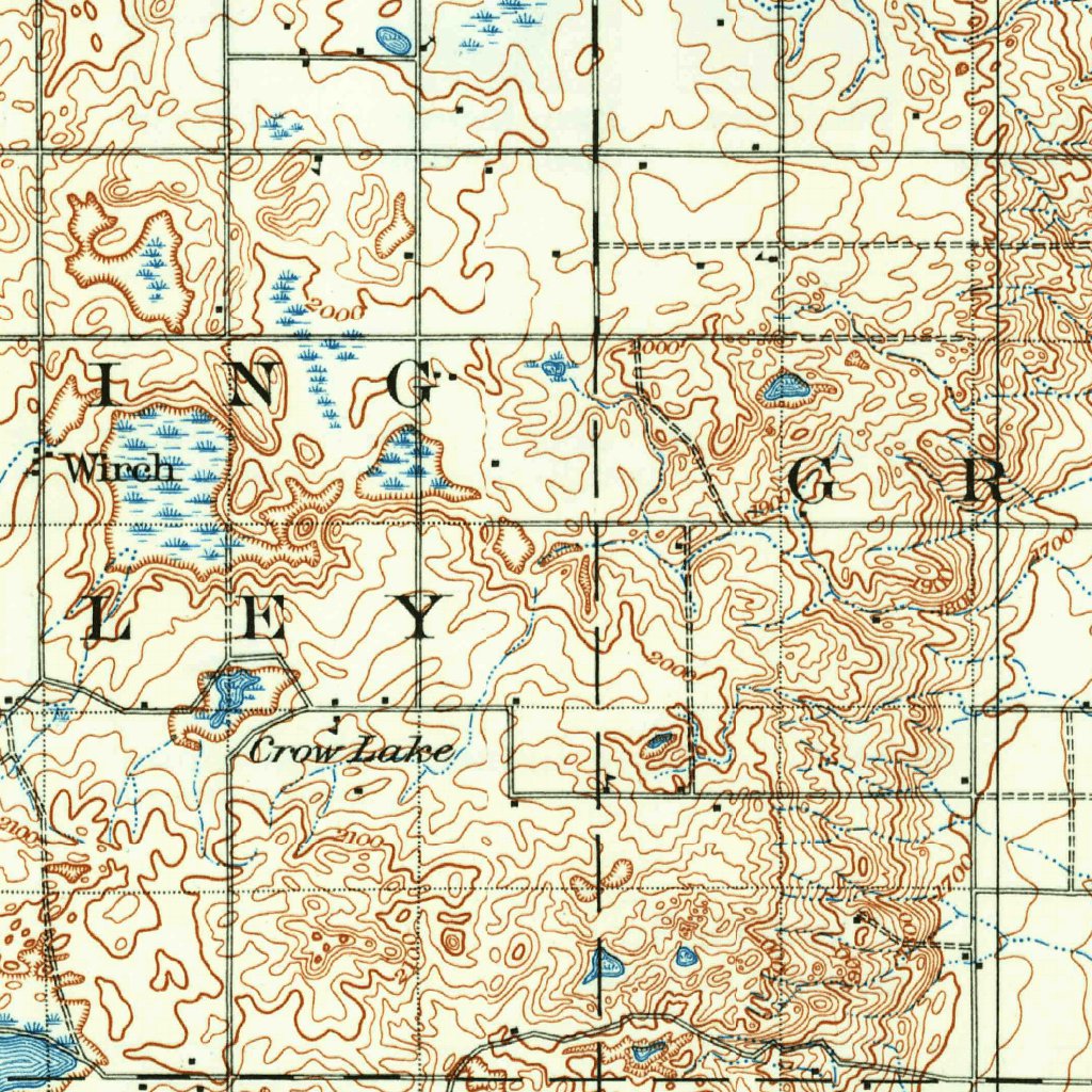 Monango, ND (1925, 62500-Scale) Map by United States Geological Survey ...