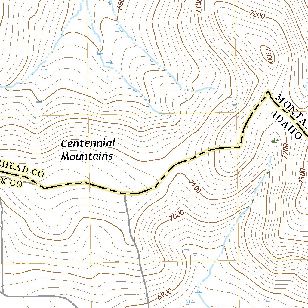 Monida, MT (2020, 24000-Scale) Map by United States Geological Survey ...
