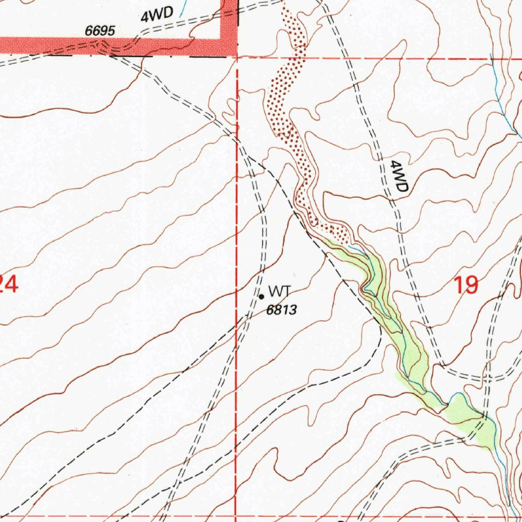Mono Mills, CA (1994, 24000-Scale) Map by United States Geological ...