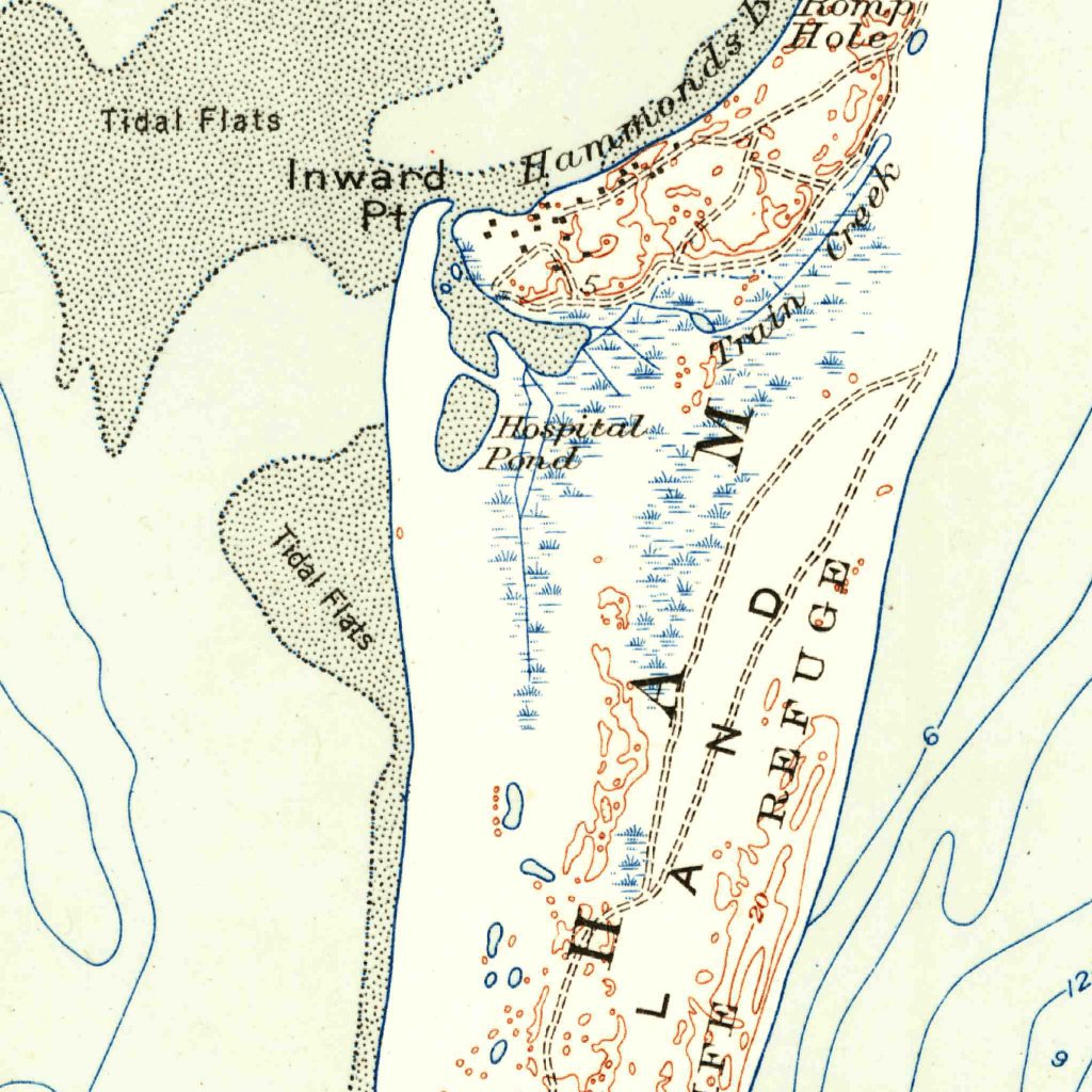 Monomoy Point, MA (1953, 31680-Scale) Map by United States Geological ...
