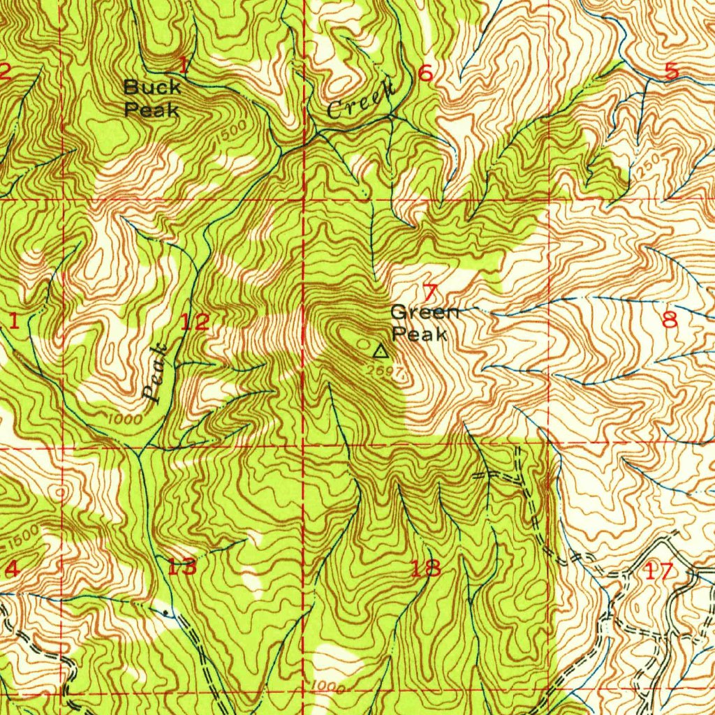Monroe, OR (1939, 62500-Scale) Map by United States Geological Survey ...