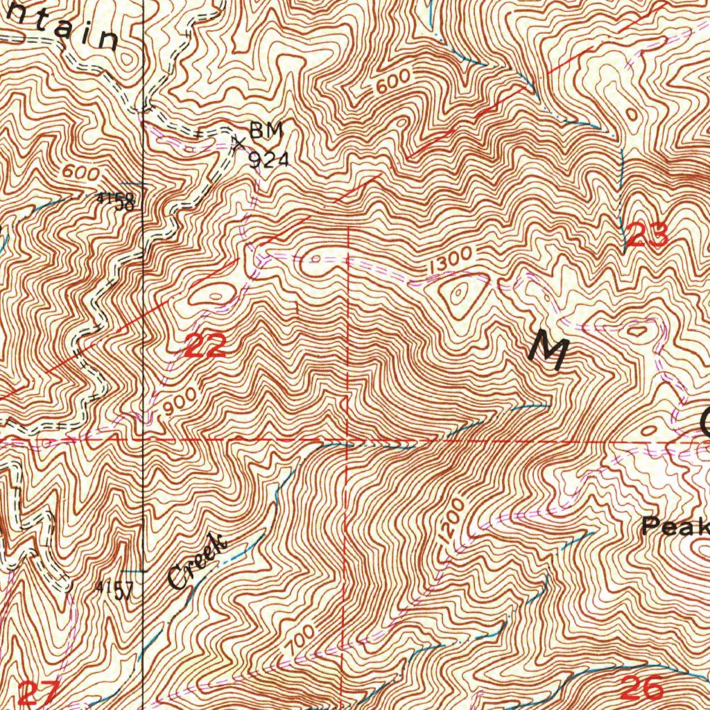 Montara Mountain, CA (1956, 24000-Scale) Map by United States ...