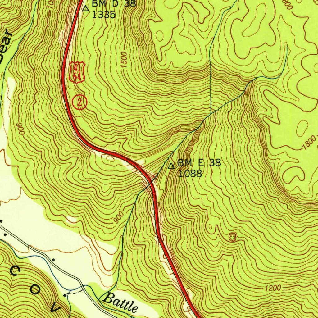 Monteagle, TN (1950, 24000-Scale) Map by United States Geological ...