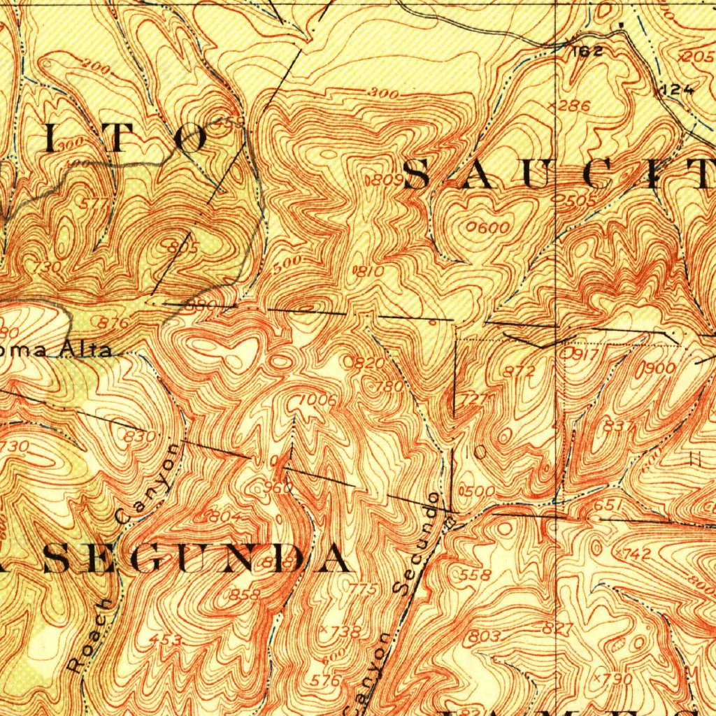 Monterey, CA (1913, 62500-Scale) Map by United States Geological Survey ...