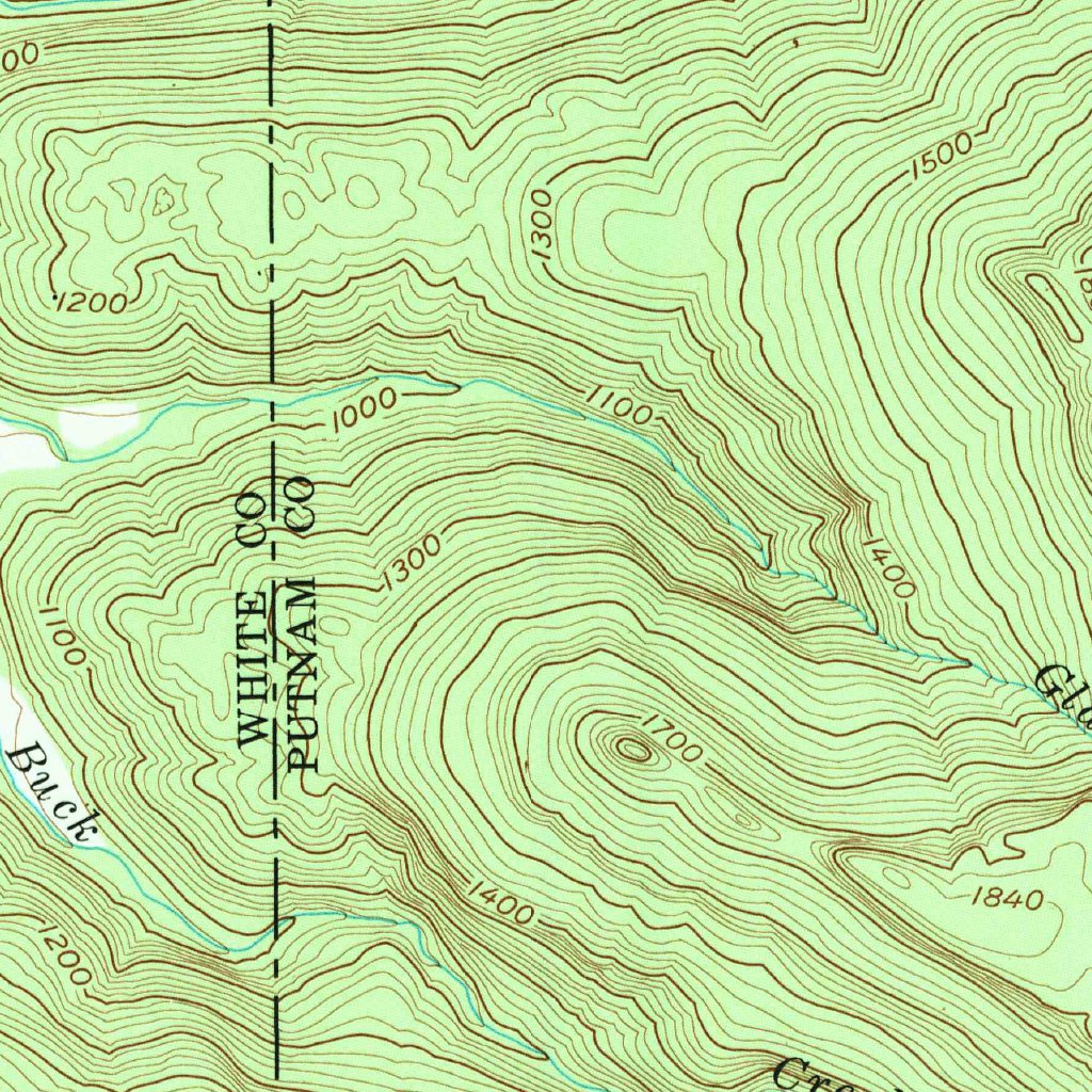 Monterey Lake, TN (1956, 24000-Scale) Map by United States Geological ...