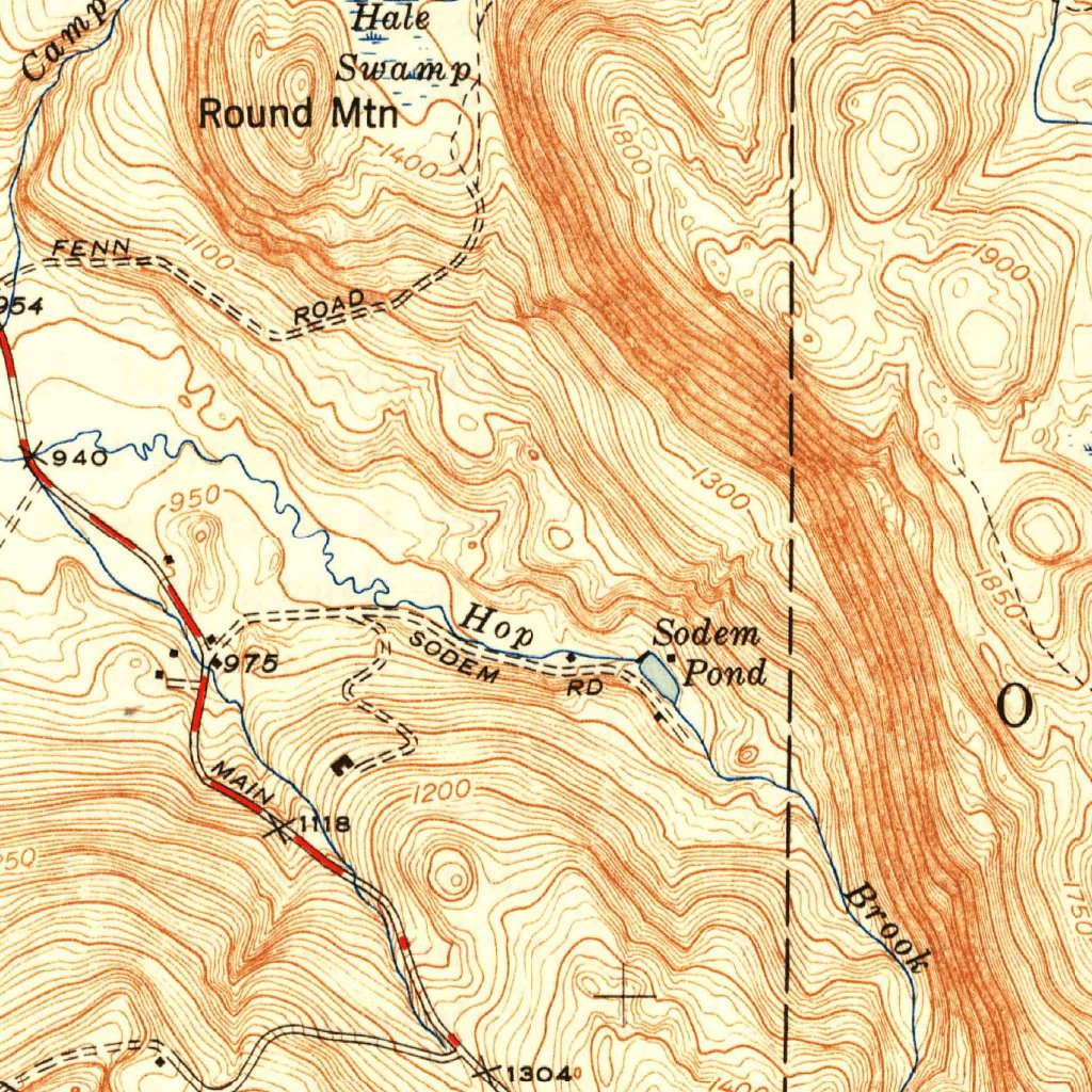 Monterey, MA (1948, 31680-Scale) Map by United States Geological Survey ...