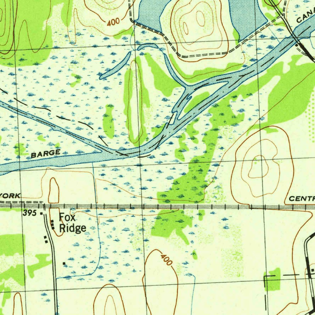 Montezuma, NY (1943, 31680-Scale) Map by United States Geological ...