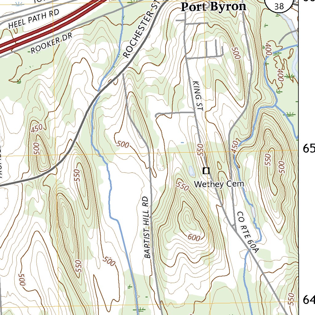 Montezuma, NY (2023, 24000-Scale) Map by United States Geological ...